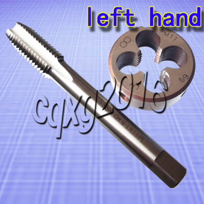 1 set LH M11x1.5mm left-hand Machine tap and die Threading Tools M11*1. ...