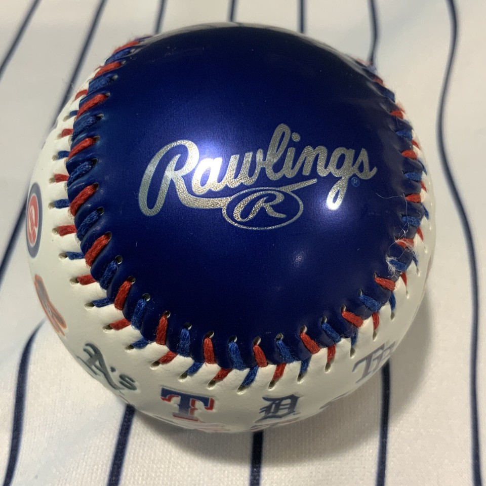 2016 Embroidered MLB Logo Team Logos Embossed Rawlings Souvenir ...