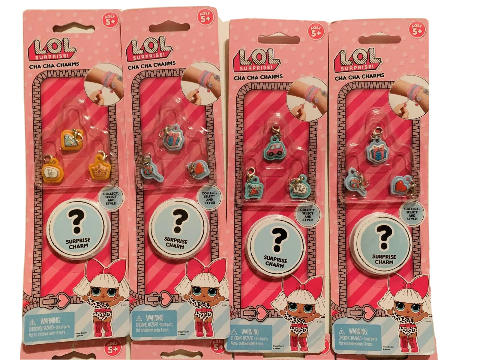 LOL Surprise!? Za Za Zips Bracelets And CHA CHA Charms Party Gifts Lot ...