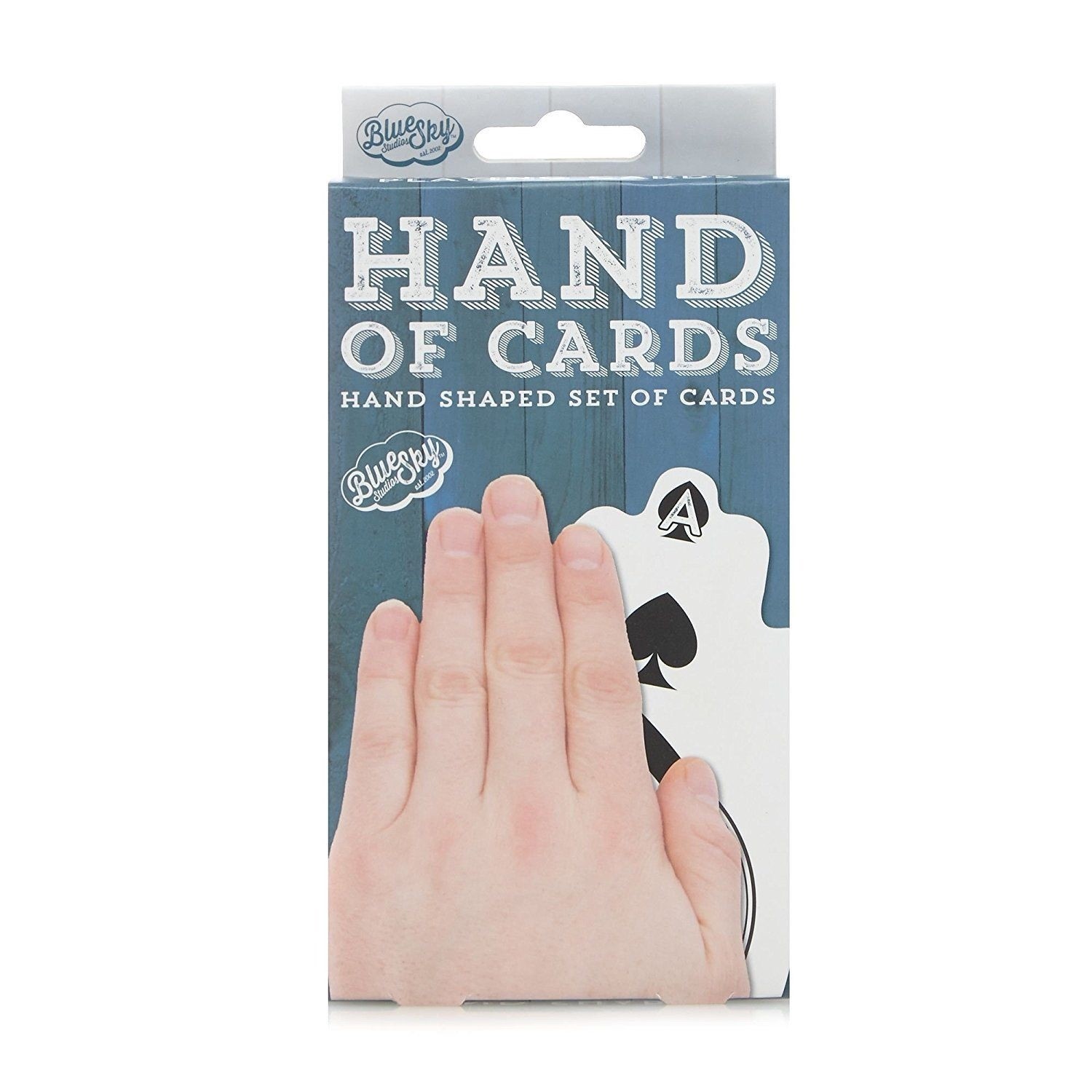 Hand Shaped Playing Cards Pack of 54 High Quality Deck of Cards Novelty ...