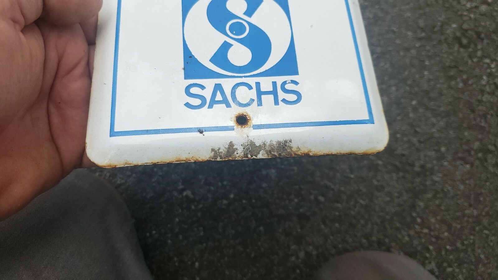 Vintage Sachs engine snowmobile thermometer sign | eBay