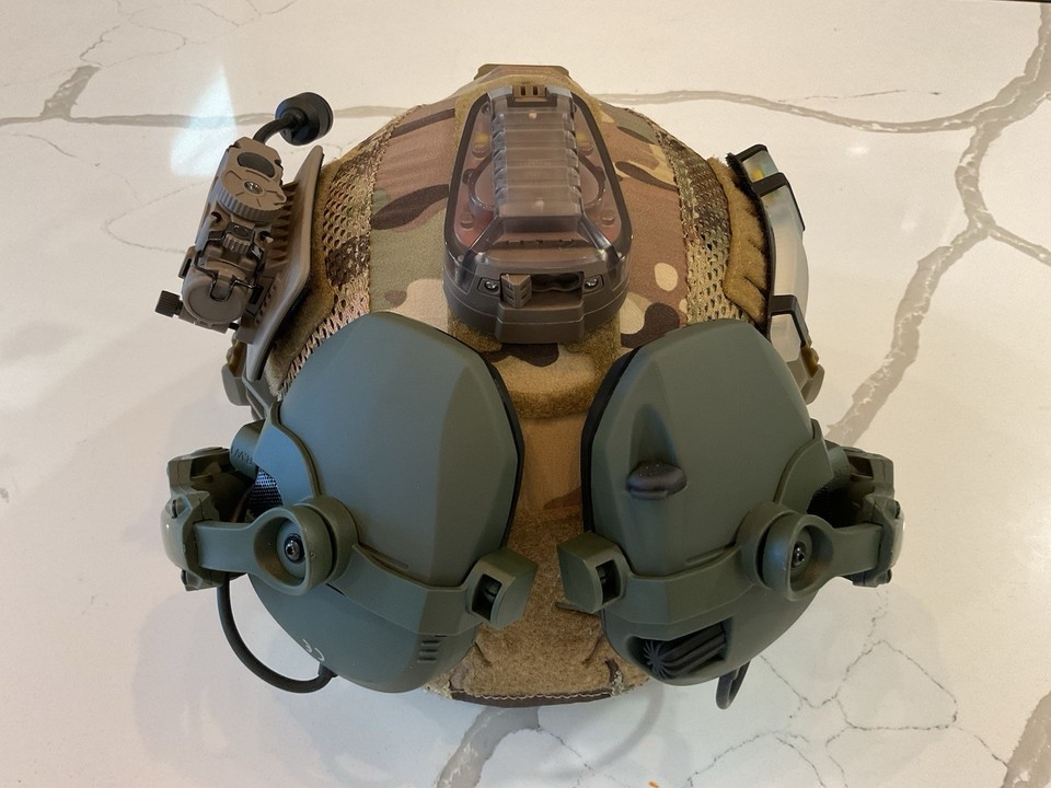 Military Training Or Bump Helmet/ Air Soft Modified/ Customized Size ...