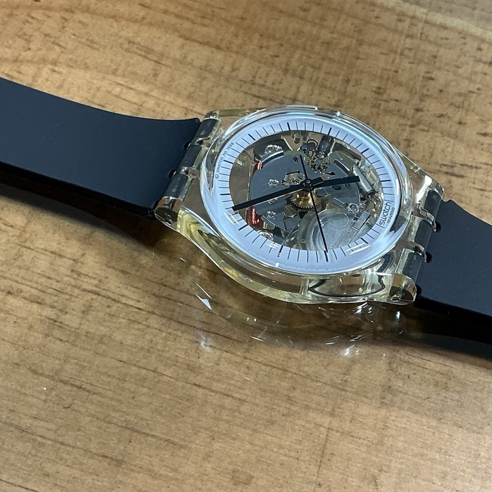 swatch Vintage See Thru - Clear Jelly style [ Never Worn ] 34mm | eBay