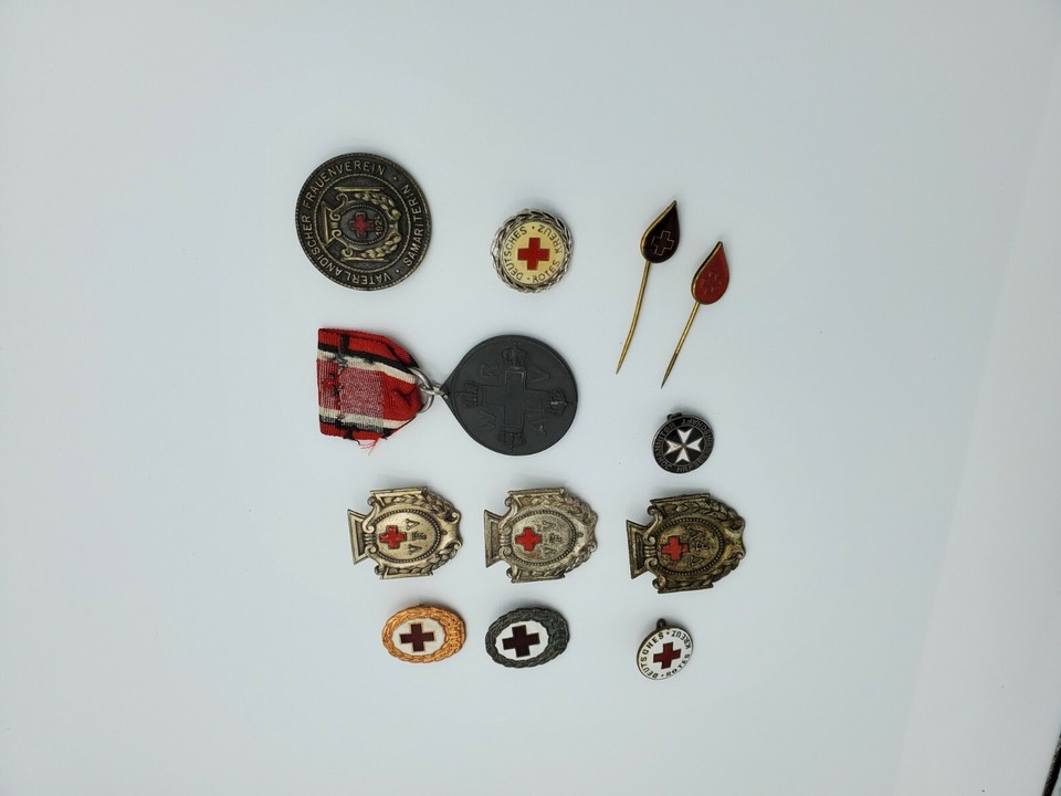 Original German Red Cross VFV DRK DDR Johanniter Medal Badge Lot WRAV ...