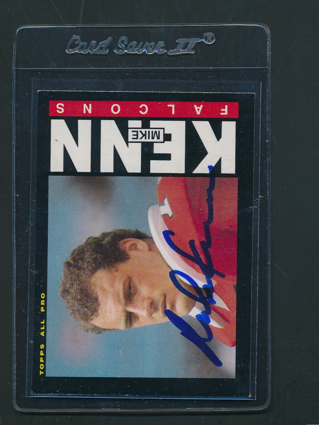 1985 Topps #17 Mike Kenn Falcons Signed Auto *B3421 | eBay