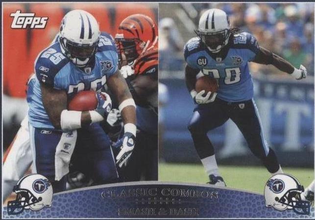 2009 Topps - Classic Combos Chris Johnson, LenDale White #327 for sale ...