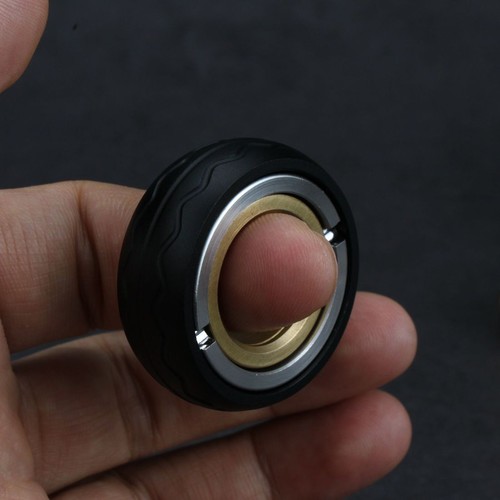 EDC Mechanic Ring Tire Fidget Clicker Magnetic Slider Haptic Toy Stress ...