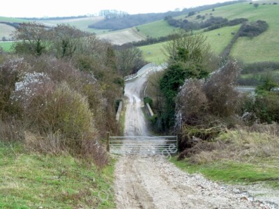 Photo 6x4 Rail and road bridges, Pangdean Pyecombe The near bridge ...