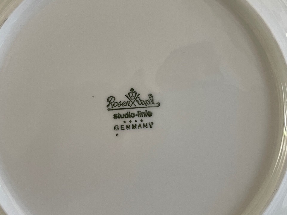 Rosenthal Studio Linie Polar Flower Pattern Set of 12 Salad Plates | eBay
