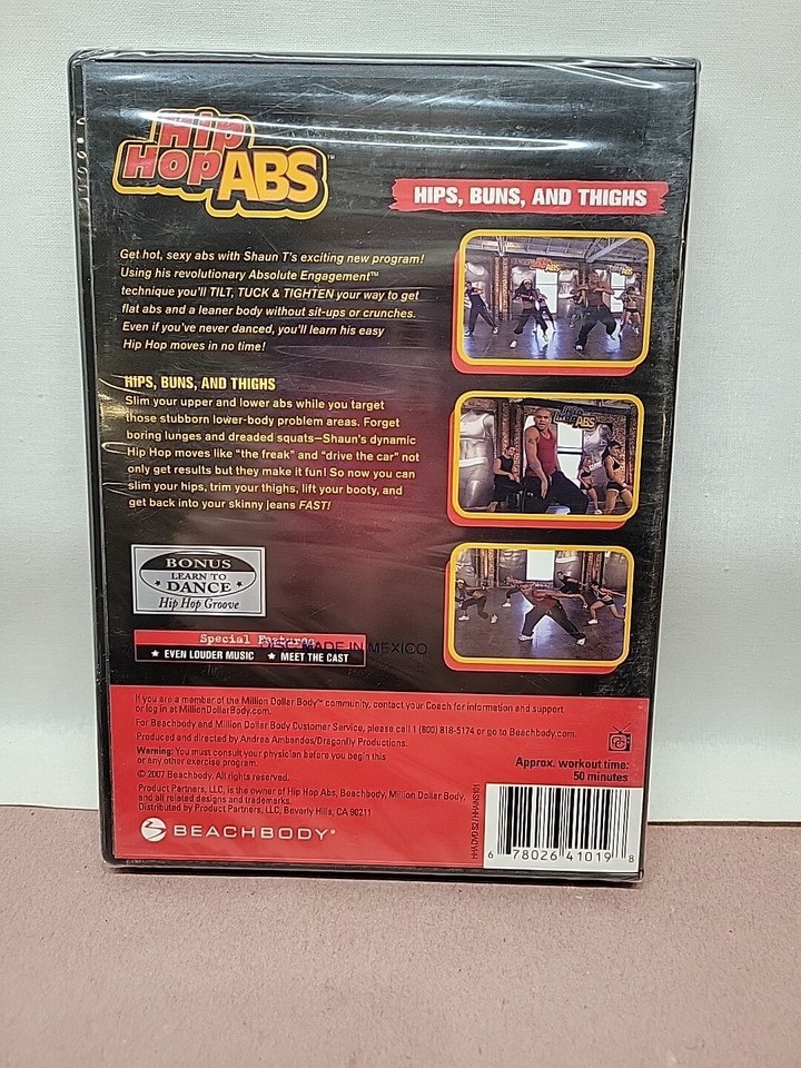 Hip Hop Abs Fitness - Hips, Buns & Thighs (DVD, 2007) NEW | eBay