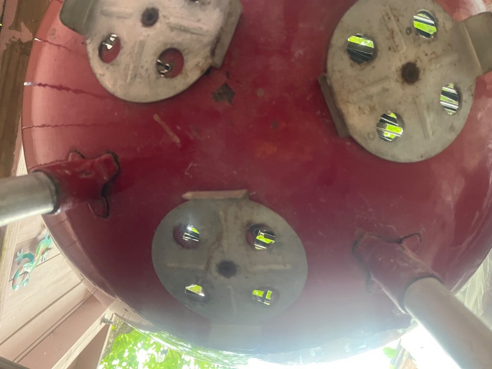 Vintage 1980 Red Weber Kettle Grill 22 | eBay