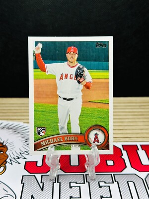 2011 Topps #344 Michael Kohn Rookie RC Los Angeles Angels | eBay