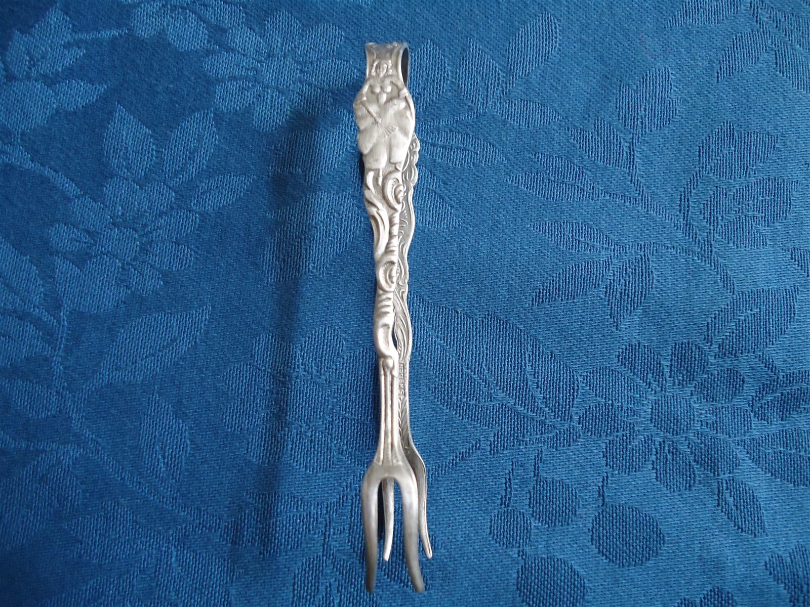 Nils Johan Sweden Art Deco Silver Plated Lady w/Fan Dancer Sugar Tongs ...