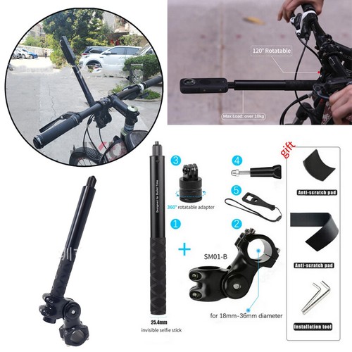 For Insta360 One R X2 X3 RS/DJI Osmo Action Camera Bicycle Mount ...