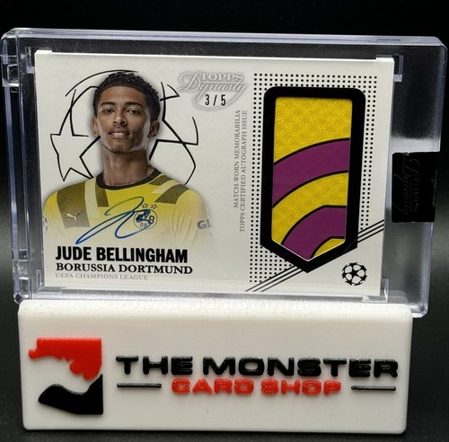 2022-23 Topps Dynasty UCL Jude Bellingham Match Worn Patch Auto Black # ...