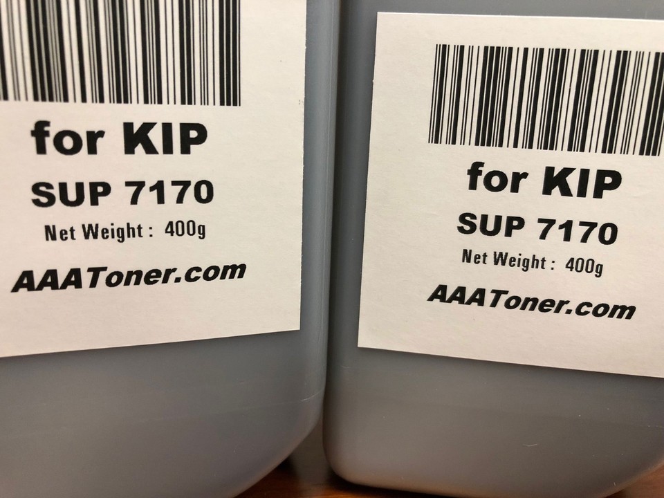 (400g x 2) Toner Refill for KIP 7170 Toner KIP 7170 , SUP7170-103 (2 ...