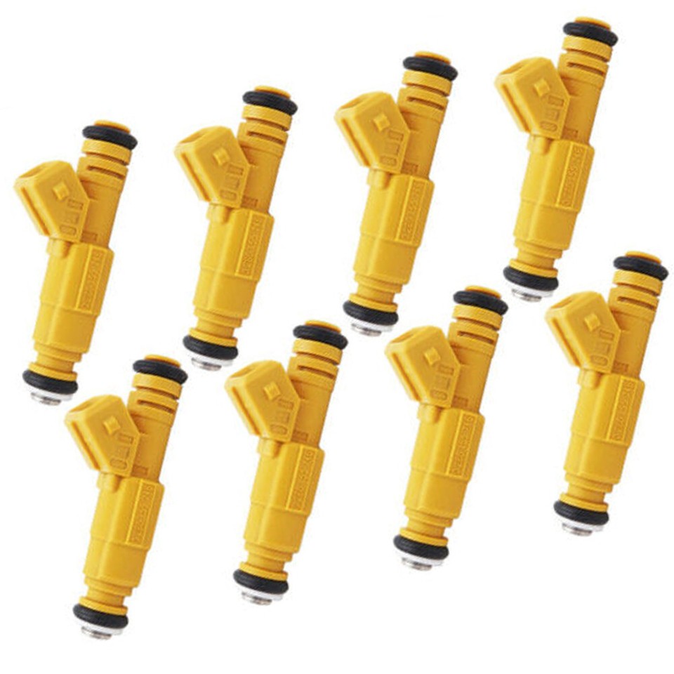 8PCS OEM Bosch 19LBS Fuel Injectors For 1986-1995 Ford Mustang GT LX ...