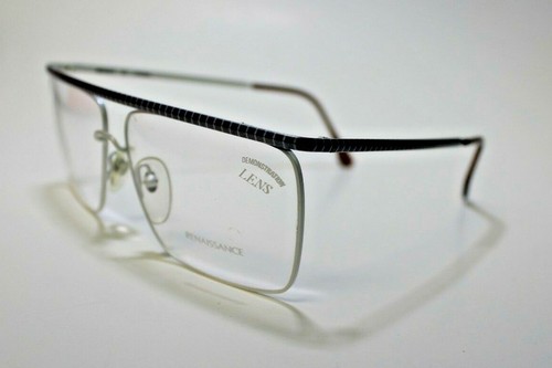 AUTHENTIC RENAISSANCE MAGEE 09 BLUE/WHITE EYEGLASSES FRAME 61-13-145 | eBay