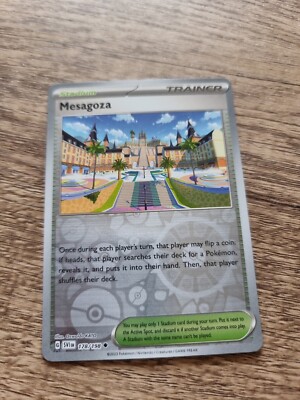 Pokemon Mesagoza 178/198 Scarlet Violet Base set reverse holo Uncommon ...