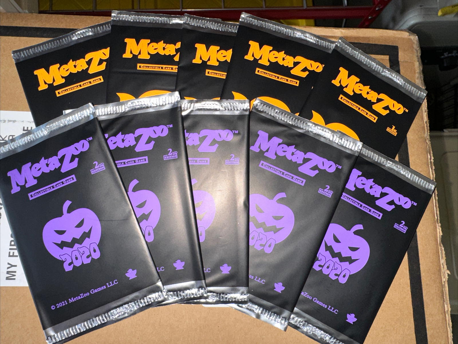 MetaZoo Cryptid Nation 1st & 2nd Edition Halloween Promo 2020 & 2021 (5 ...
