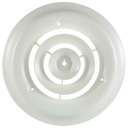 Round Ceiling Diffuser Grille 8" Duct Size 10-1/2" Air Vent Cover White ...