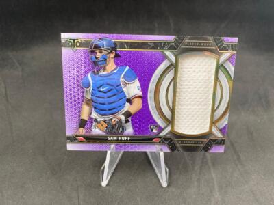 2021 TOPPS TRIPLE THREADS BASEBALL SAM HUFF ROOKIE JUMBO RELIC 33/36 | eBay