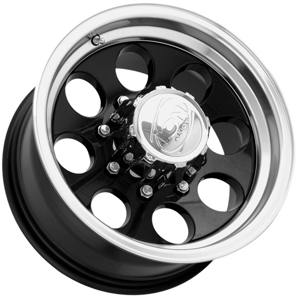 (Set of 4) Ion 171 16x8 8x6.5" -5mm Gloss Black Wheels Rims 16" Inch | eBay