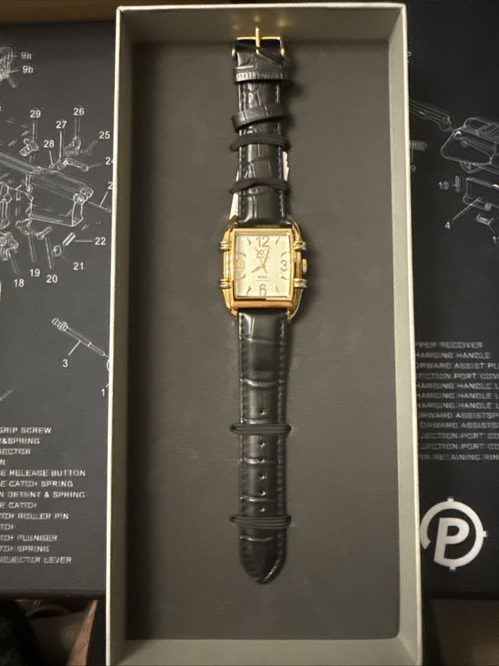 XO Retro Men’s 1955 Mercedes 300SL Gullwing DNA Tank Gold White Dial | eBay