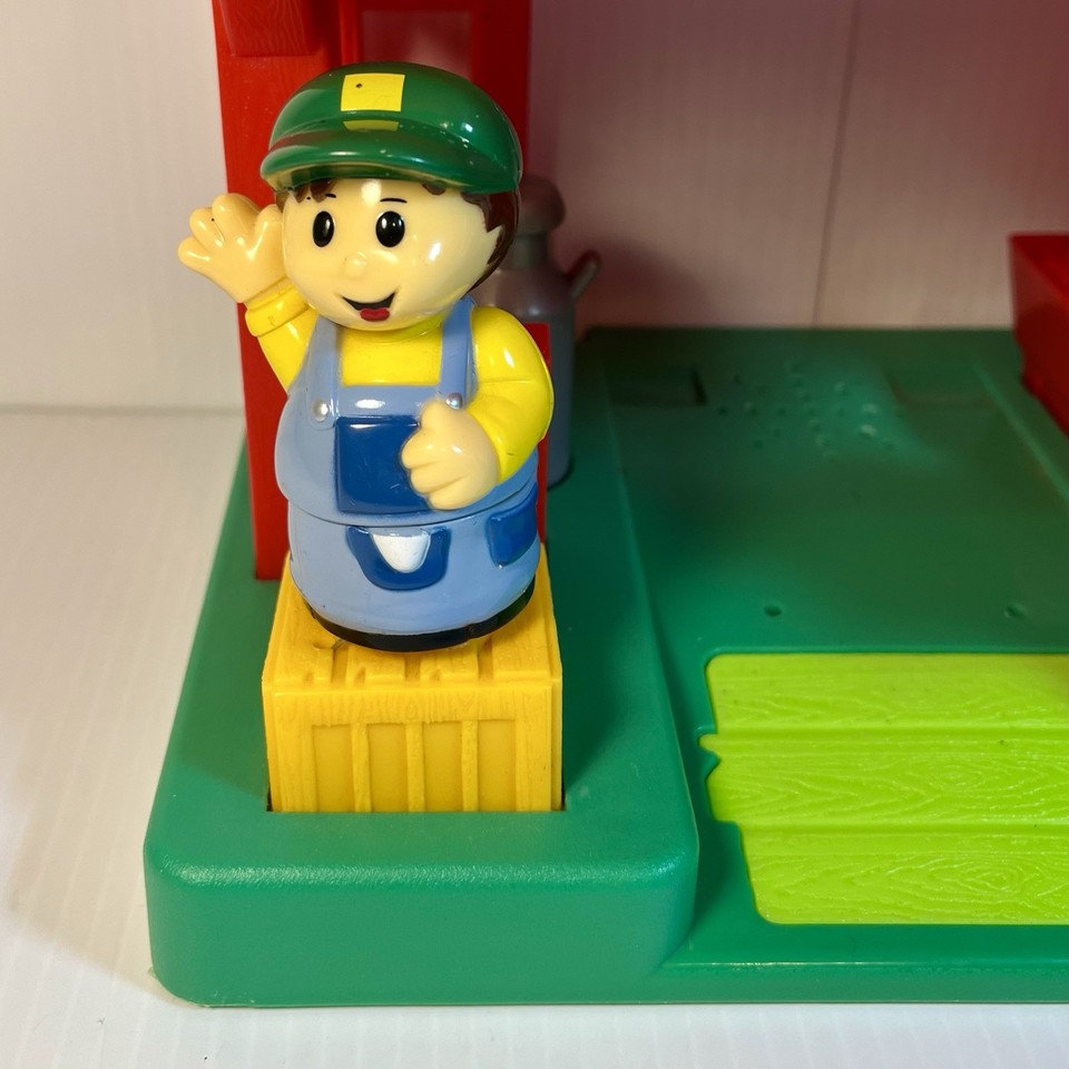 Mega Bloks Barn & Silo Vintage Building Toy w/Farmer, Cow & Pig 12 ...