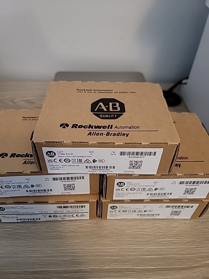 New AB 1769-ECR SER A Allen Bradley Compact I/O Right End Cap ...