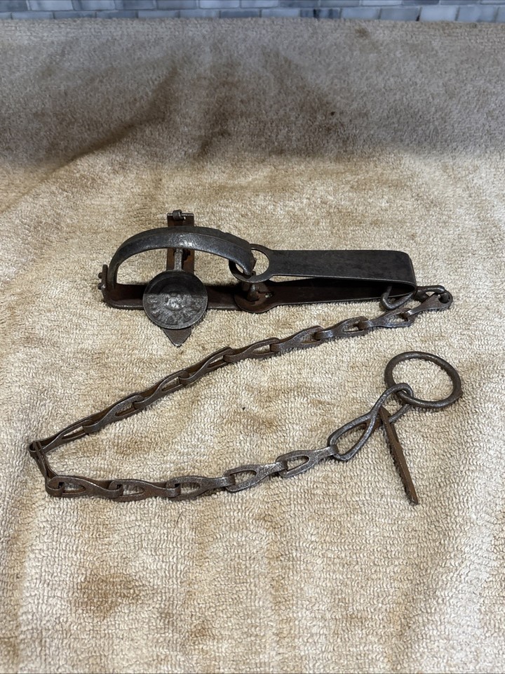 Vintage PS&W No 0 Long Spring Trap Trapping Newhouse | eBay
