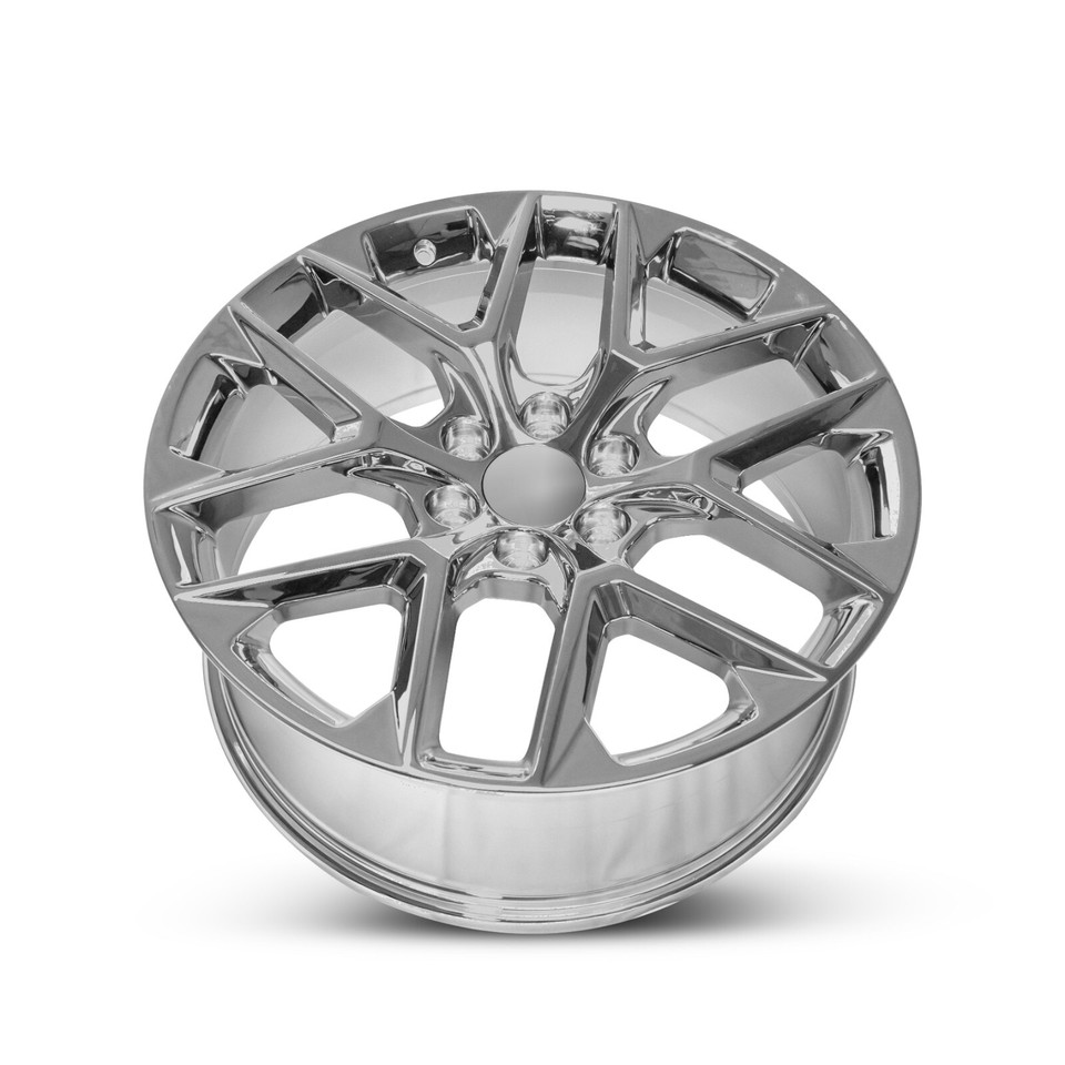 (4) New 26" Snowflake Wheels Chrome SSW Style Rims Yukon Sierra Tahoe ...