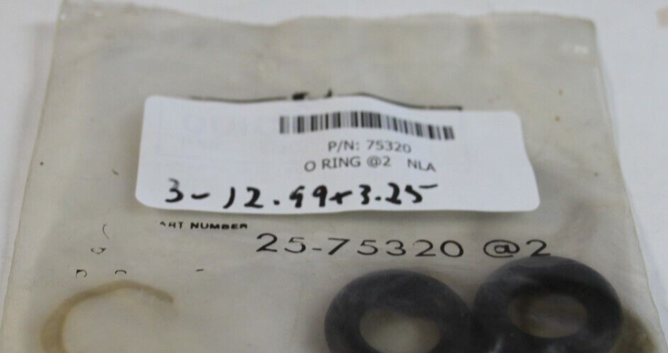 2 NEW OEM QUICKSILVER MERCURY O-RINGS 75320 | eBay