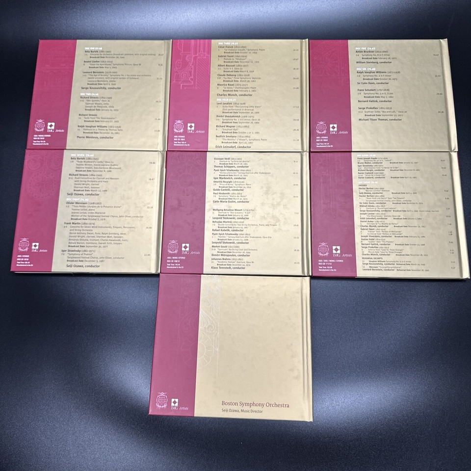 Boston Symphony Orchestra Centennial Celebration [IMG 12 CD Box Set ...