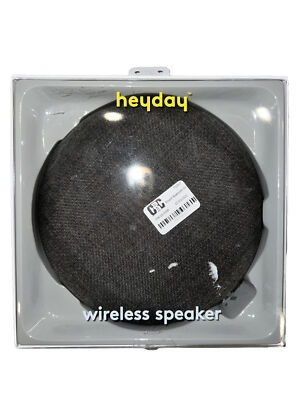 Heyday Wireless Speaker Bluetooth 5.0 USB Li-Ion 16hour Black 008-03 ...