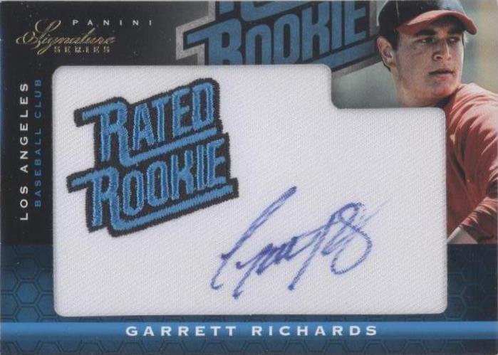 2012 Panini Signature Series - Rated Rookie Autograph Garrett Richards ...
