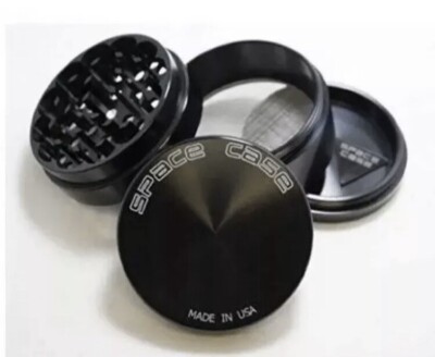 SPACE CASE Grinder Magnetic Herb - Medium 2.5 inch (BLACK) 4 Pcs - US ...