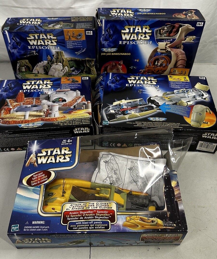 Star Wars Episode 1 Galoob Micro Machines Pod Racer Arena for sale ...