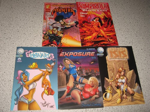 Sexy Comic Book Collection Lot Mantra Vampirella Blood Lust Yenny Exposure Isis | eBay