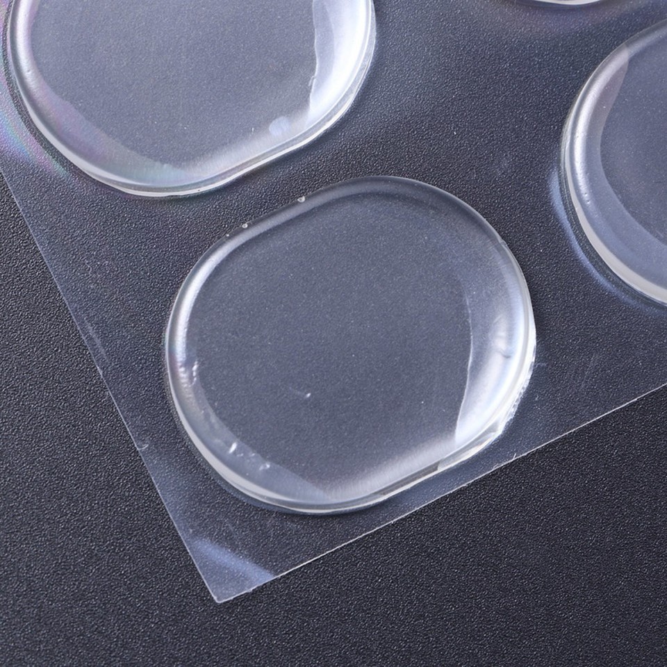 Anti-slip Anti-abrasion Silicone Gel DIY Shoes Sticker (6 Pieces ...
