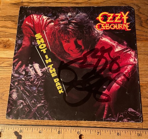 Ozzy Osbourne/ Signature/ Sleeve Only-No Vinyl/ 1986/ The Ultimate Sin ...