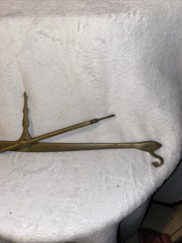 Large Brass Hanging Equal Arm Balance Scale | eBay