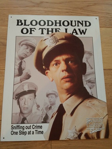 Tin Metal Sign the Andy Criffith Show | eBay