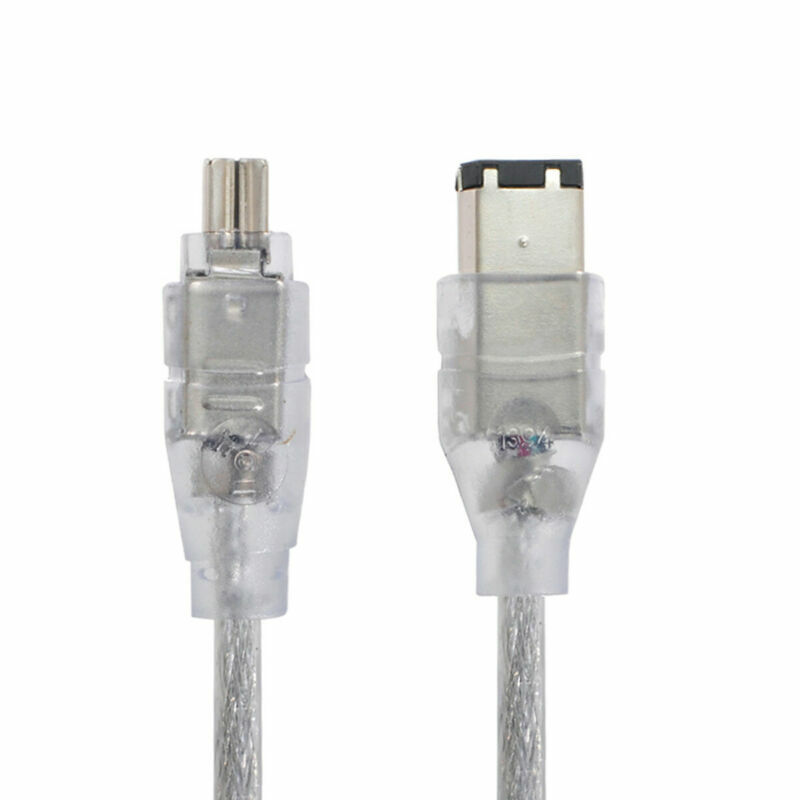 1394 6Pin to Firewire 400 IEEE 1394 4 Pin Male iLink Adapter Cord Cord ...
