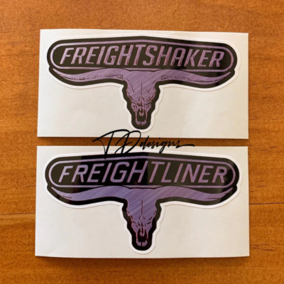 Freightliner Freightshaker bug truck Logo | printed decal sticker ...