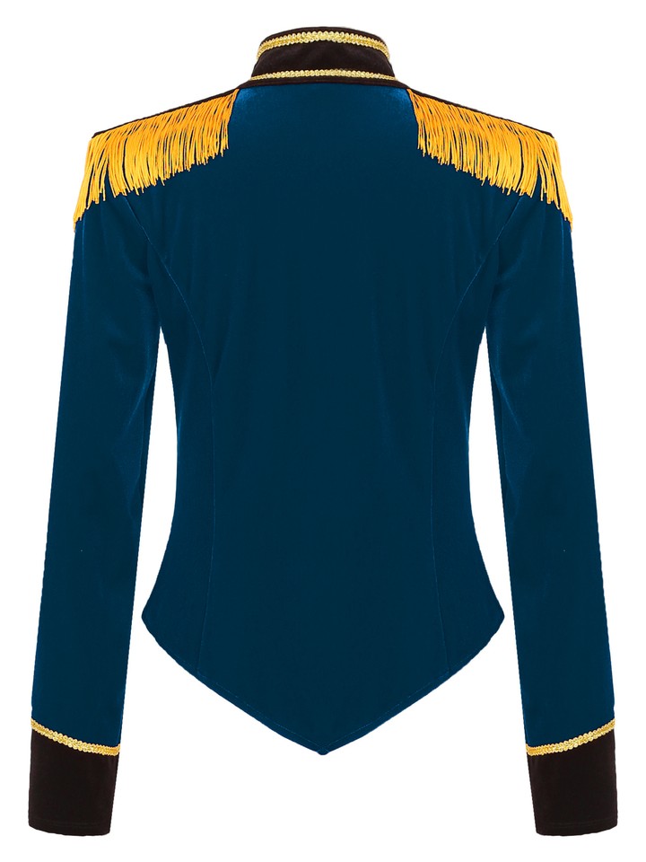Women's Circus Ringmaster Jacket Velvet Victorian Coat Ringleader ...