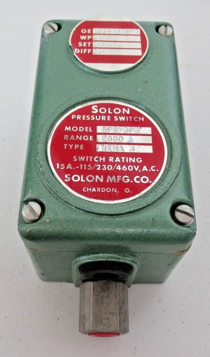 SOLON PRESSURE SWITCH 15A 5PS/3P3 | eBay