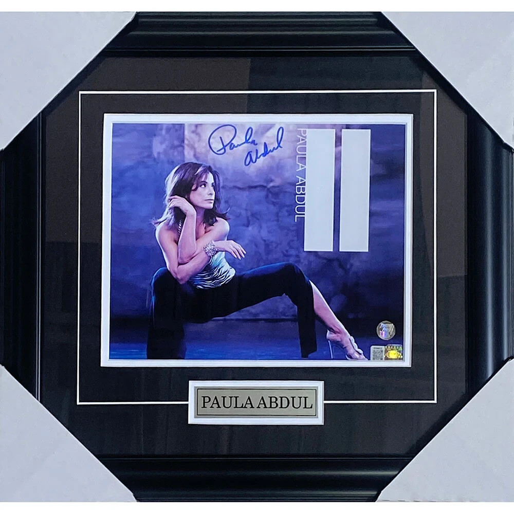 Paula Abdul Framed Autographed 8X10 Photo | eBay