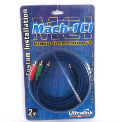 UltraLink Mach-1 CI 2 Meters, 6.5 ' CICV Cable for Y, Cr/Pr and Cb/Pb ...