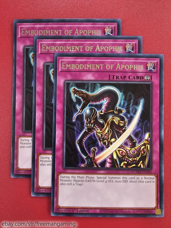 Yugioh Odion Deck Core Set 24 card MZTM Embodiment of Apophis Swamp ...